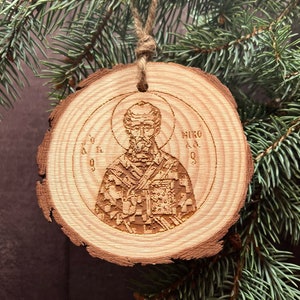 St. Nicholas Ornament - Etsy