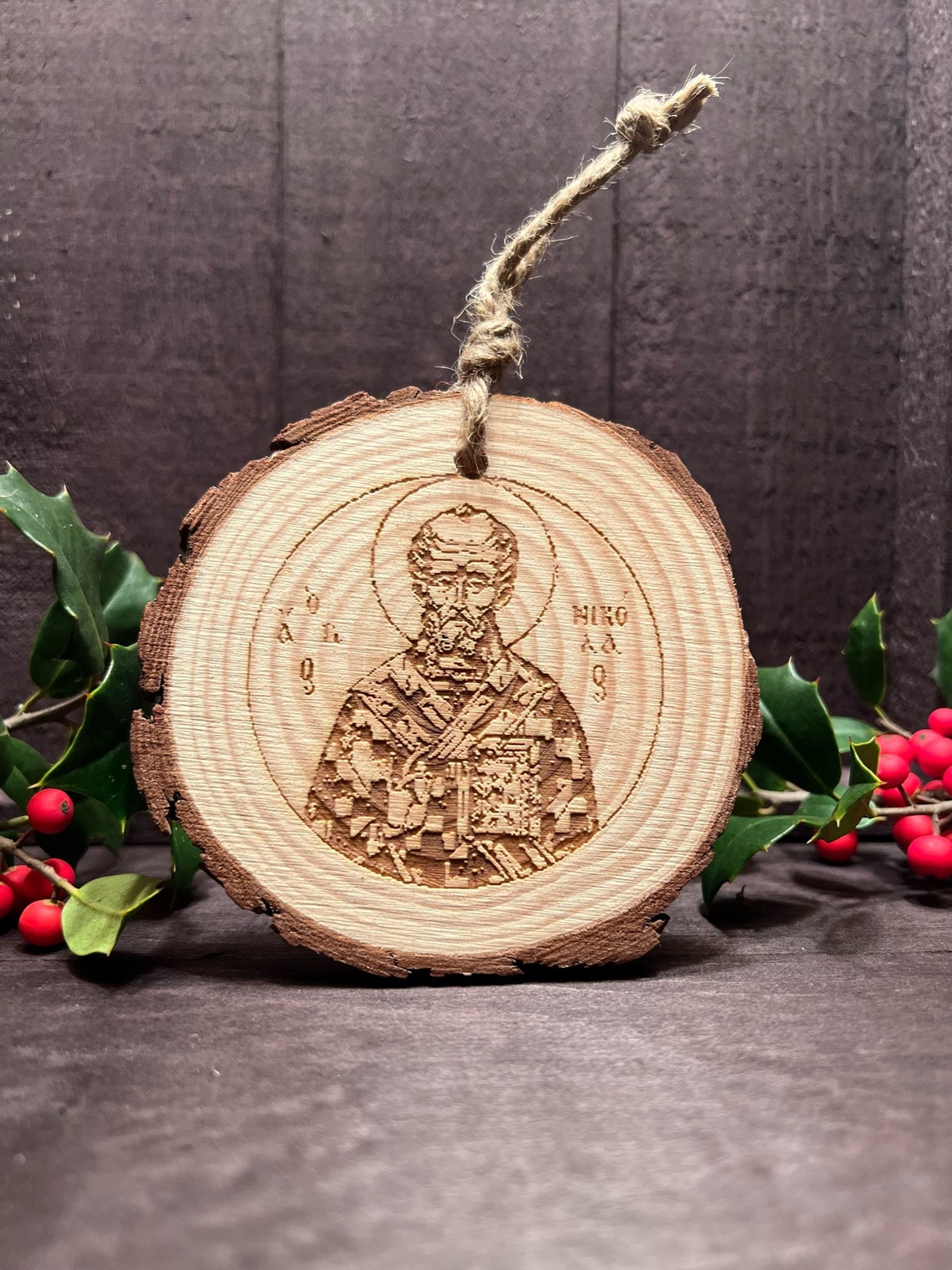 St. Nicholas Ornament - Etsy