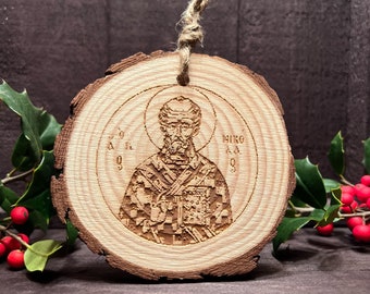 St. Nicholas Ornament - Etsy