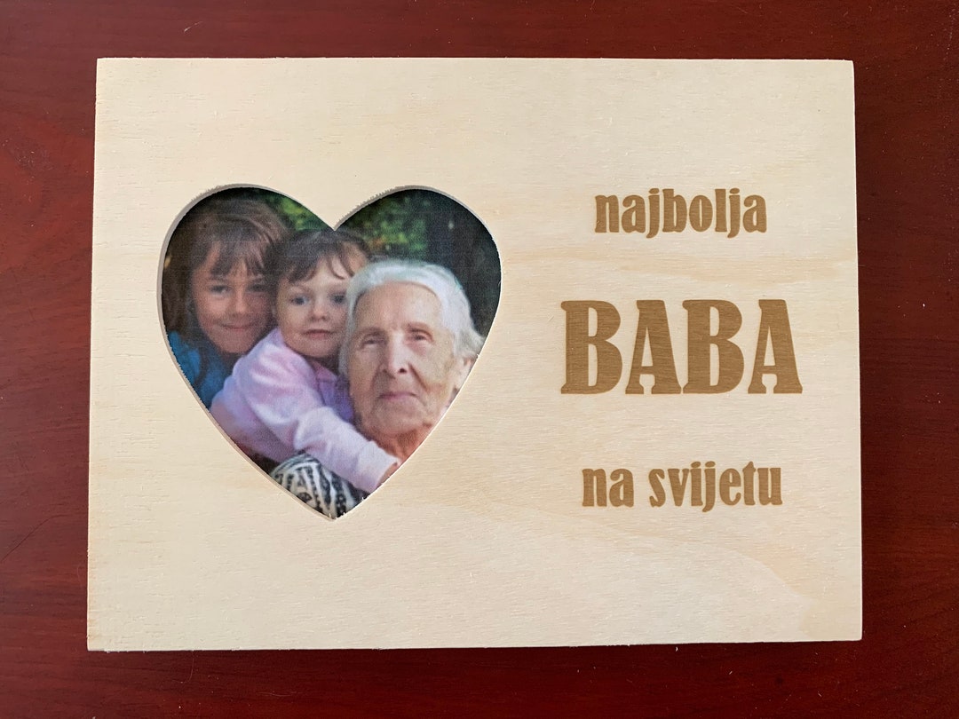 Najbolja Baba Na Svijetu (best Grandmother in the World—croatian) - Etsy