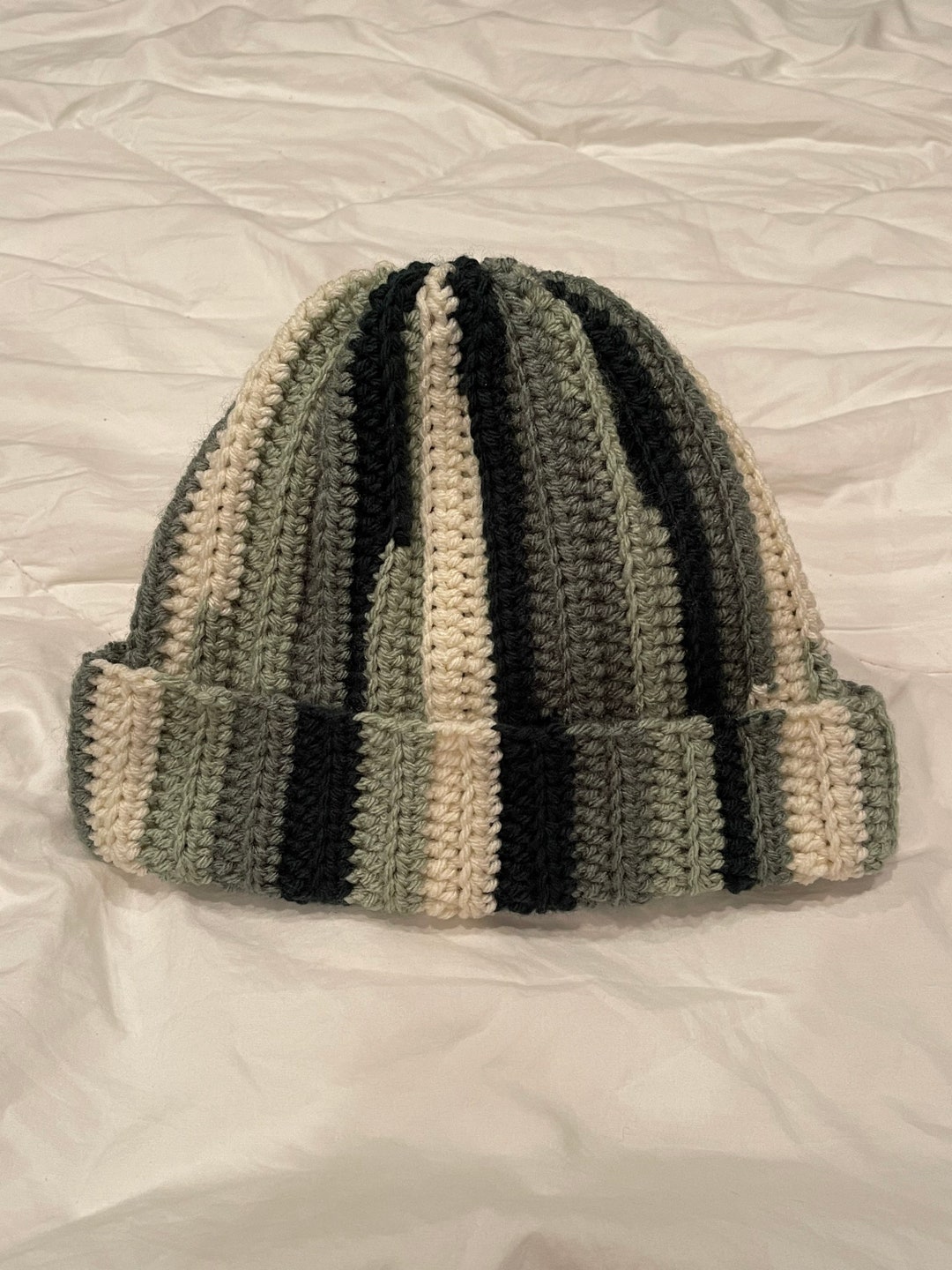 Crochet Monochrome Gradient Beanie - Etsy