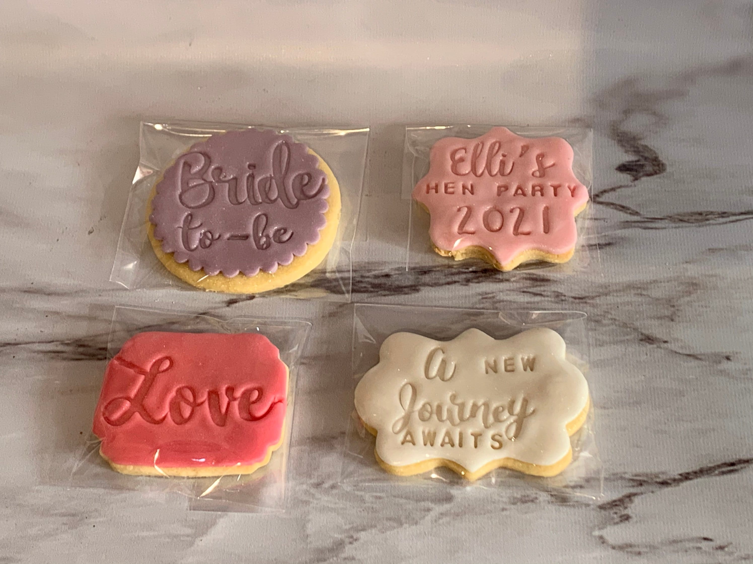 Hen Do / Bridal Party Favours Personalised Cookies X20 - Etsy