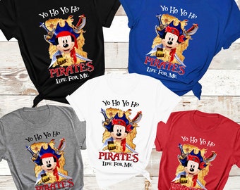 Pirates of the Caribbean Yo Ho Yo Ho A Pirates Life for Me T-shirt ...