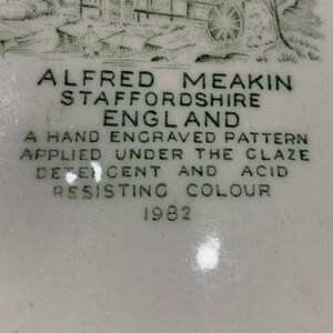 Vintage Alfred Meakin Staffordshire the Mill Made | Etsy