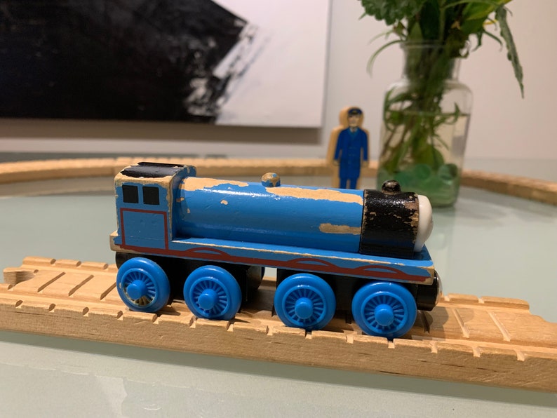 Thomas and Friends Wood Long Engine Fred Pelhay Coal Car and - Etsy