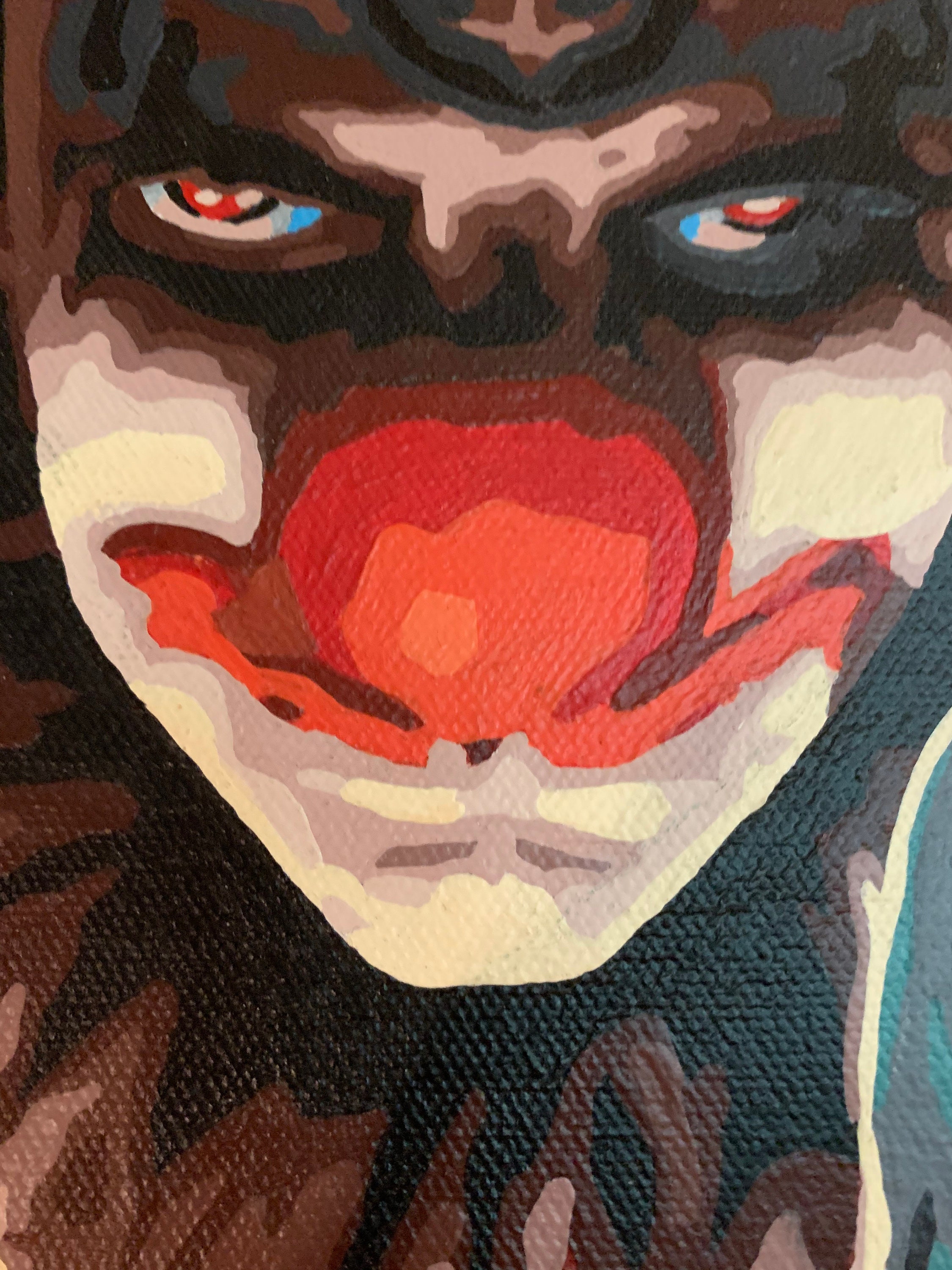 CREEPY Original Acrylic Painting by Alias Kane titled | Etsy