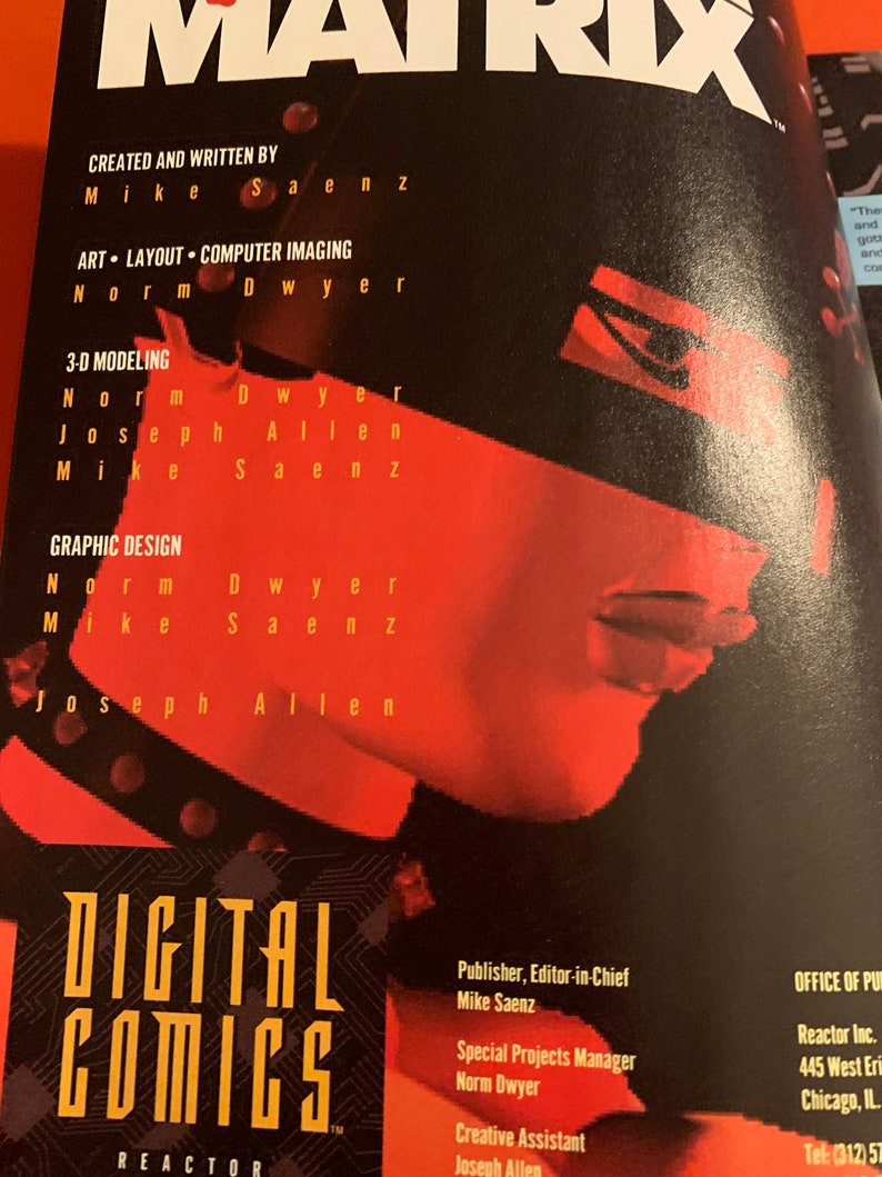 Vintage Comic DONNA MATRIX #1 by Reactor Comics. Near Mint. Adult ...