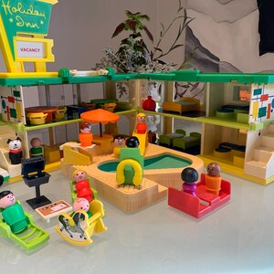 Vintage Playskool Holiday Inn & Fisher Price Little People Swimming ...