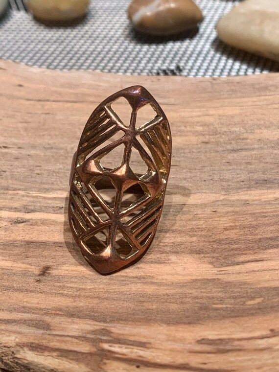 Vintage reticulated copper - Gem
