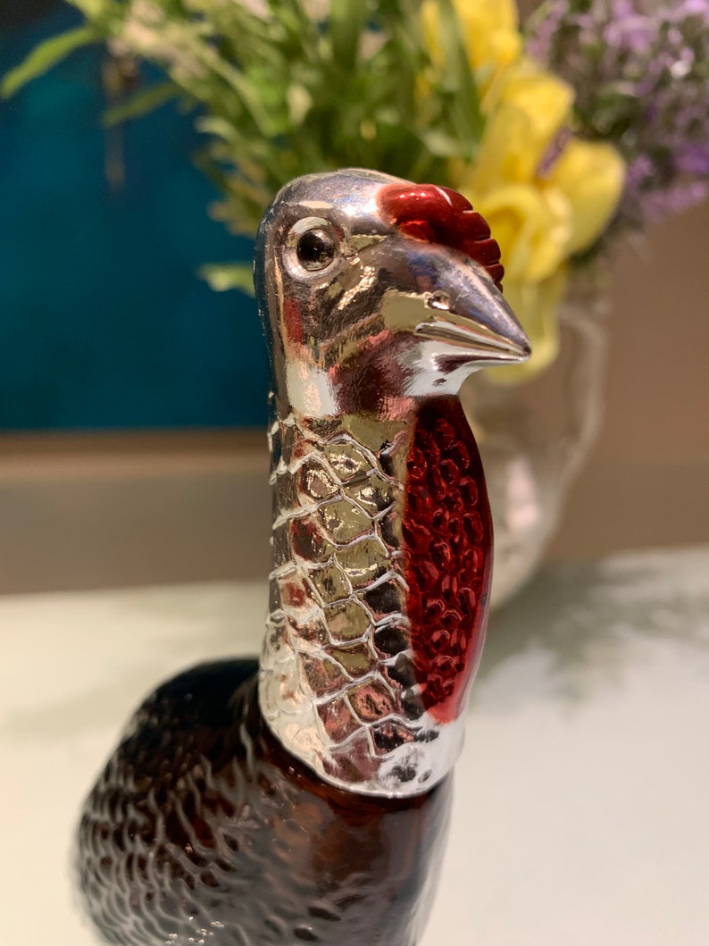 Vintage AVON WILD TURKEY Brown Glass Empty After Shave Bottle "wild ...