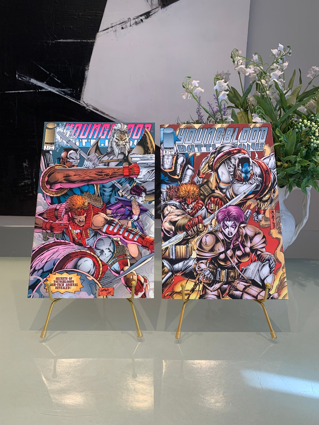 Vintage Comic YOUNGBLOOD Battlezone #1 & #2 by Image Comics. Near Mint ...