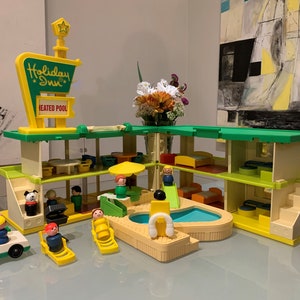 Vintage Playskool Holiday Inn & Fisher Price Little People - Etsy