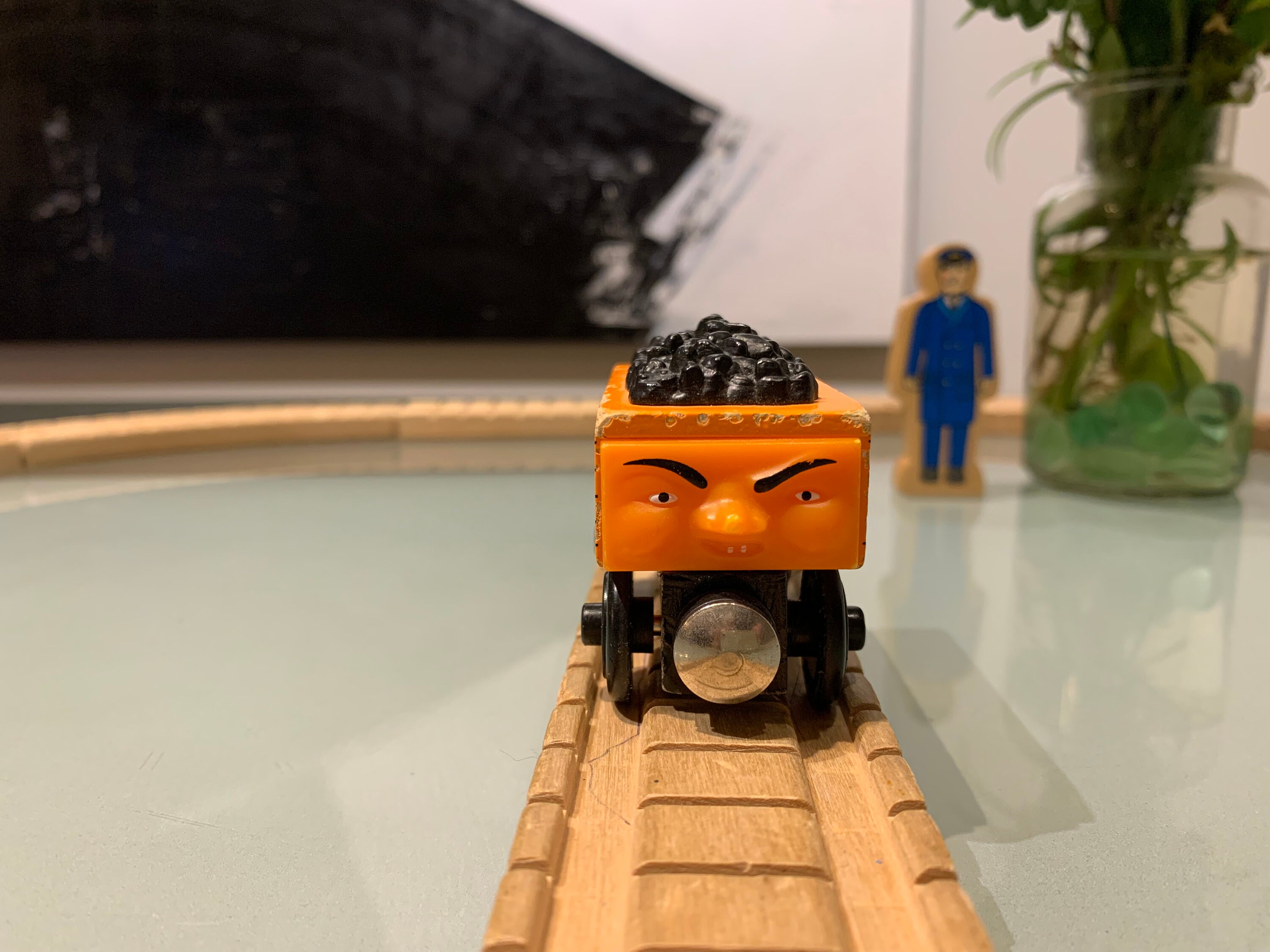 Thomas and Friends Wood Long Engine Fred Pelhay Coal Car and - Etsy UK