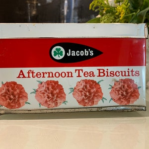 Vintage Irish Tea Biscuit Tin Bin. - Etsy