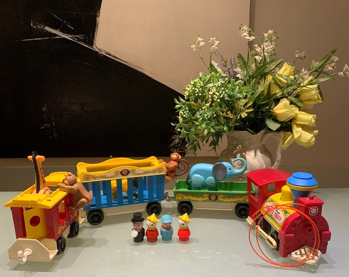 Vintage Fisher Price Play Family Circus With Complete Circus Train ...