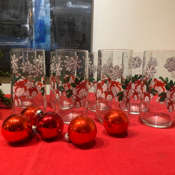 Snowflake Glassware - Etsy