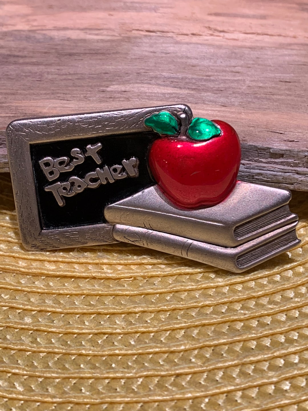 Vintage Brooch for Teachers: BEST Teacher by AJC Jewelry. - Etsy