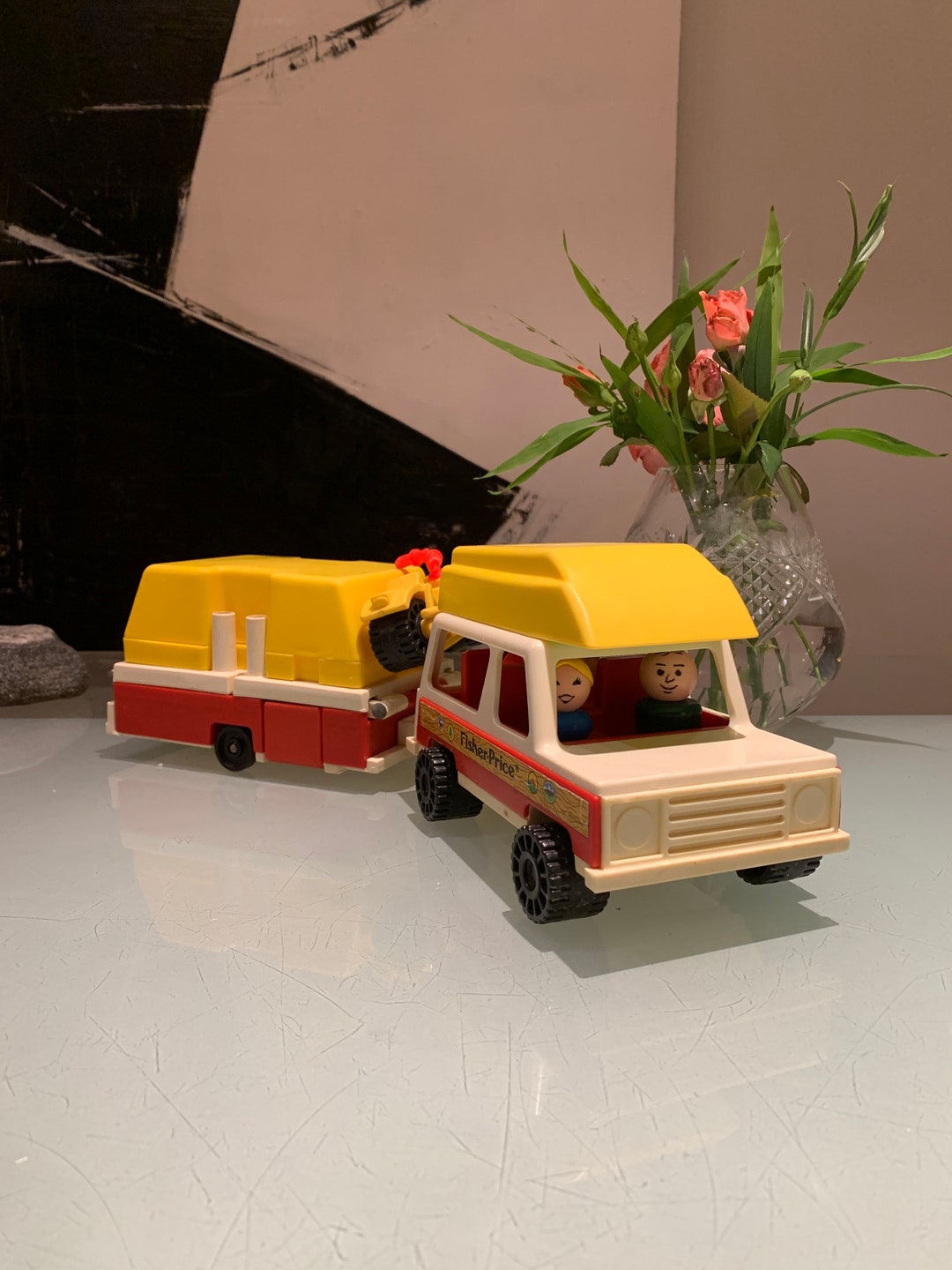 Vintage Fisher Price Little People Pop up Camper Complete - Etsy