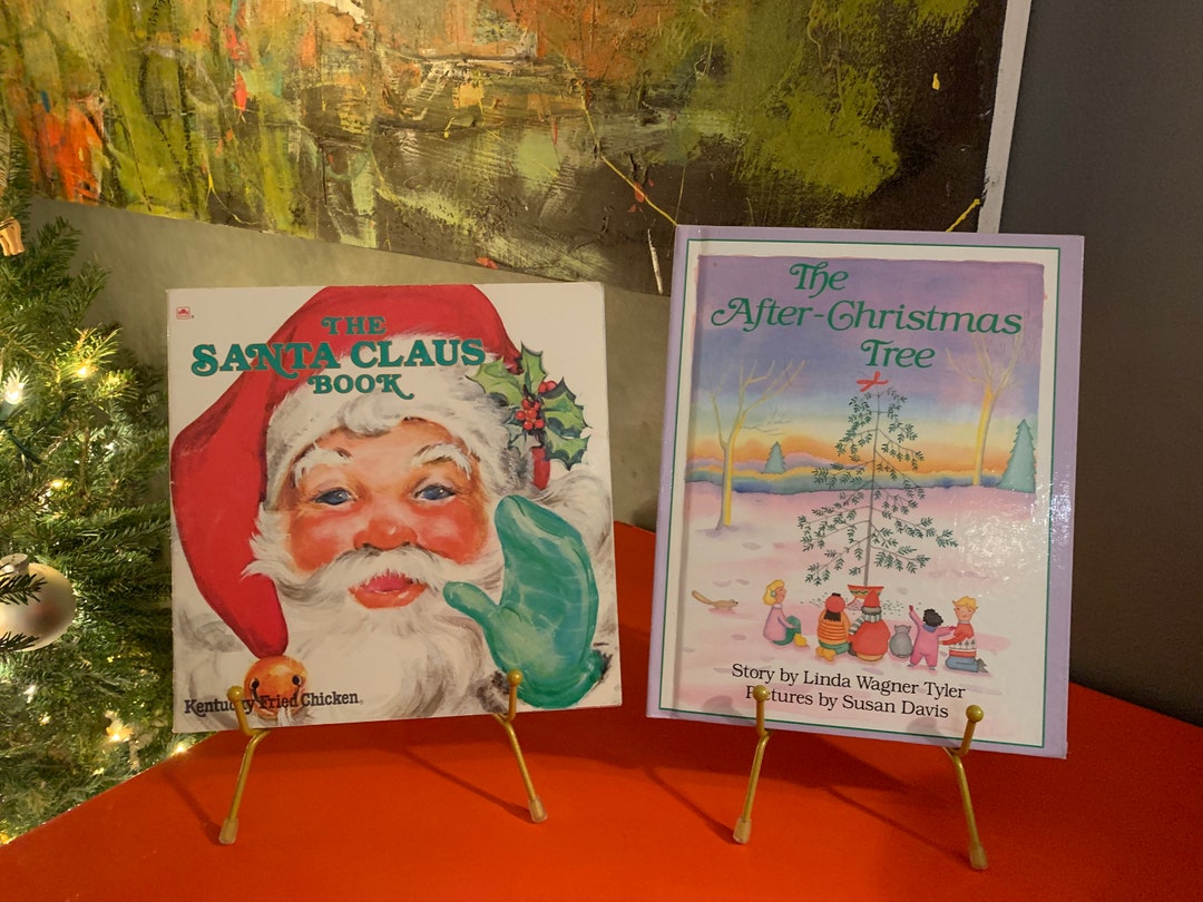 Vintage Santa Book: the Santa Claus Book and a POST Christmas Book, the ...