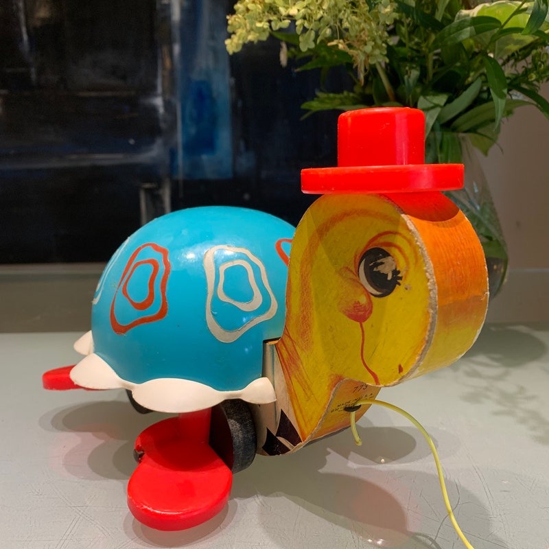 Turtle Pull Toy - Etsy