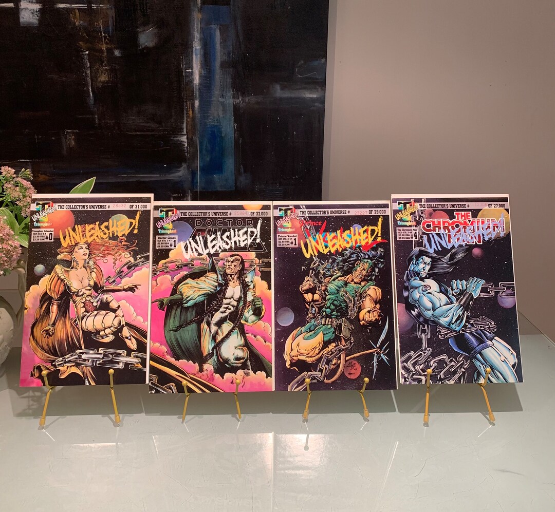 Set of UNLEASHED Comics by Triumphant: Unleashed #0, Doctor Chaos #1 ...