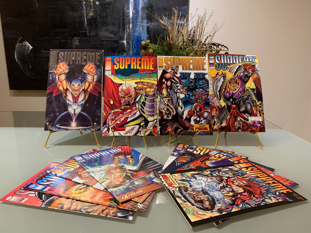 SUPREME Comics by Image Comics. Issues #1 (silver Foil Cover)-#13 ...