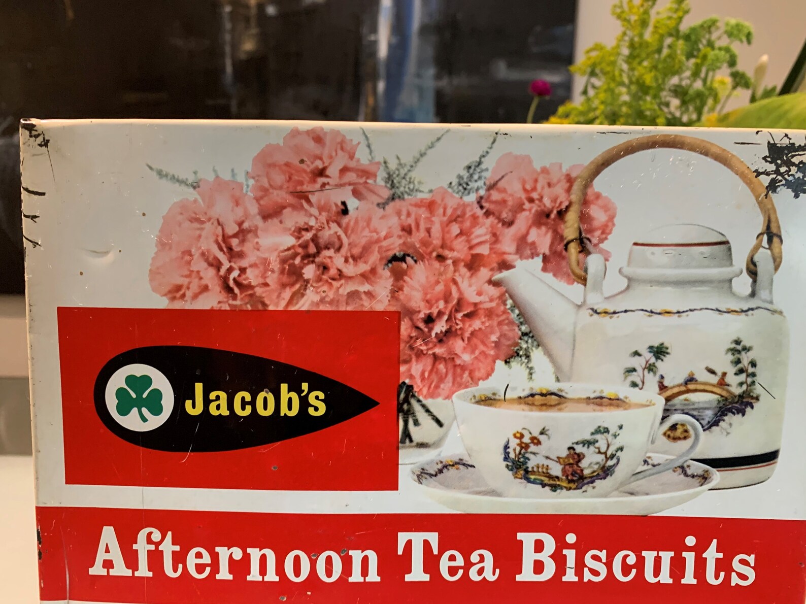 Vintage Irish Tea Biscuit Tin Bin. - Etsy
