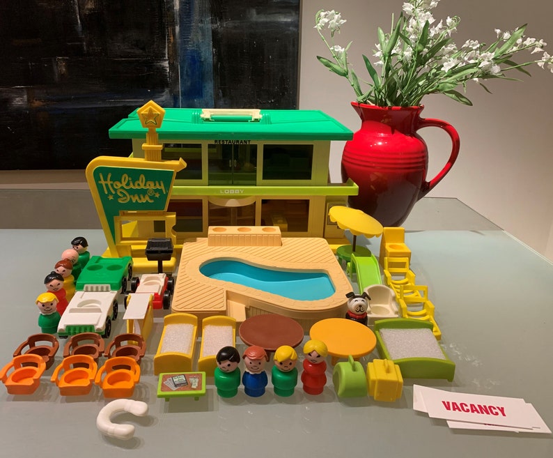Vintage Playskool Holiday Inn & Fisher Price Little People - Etsy
