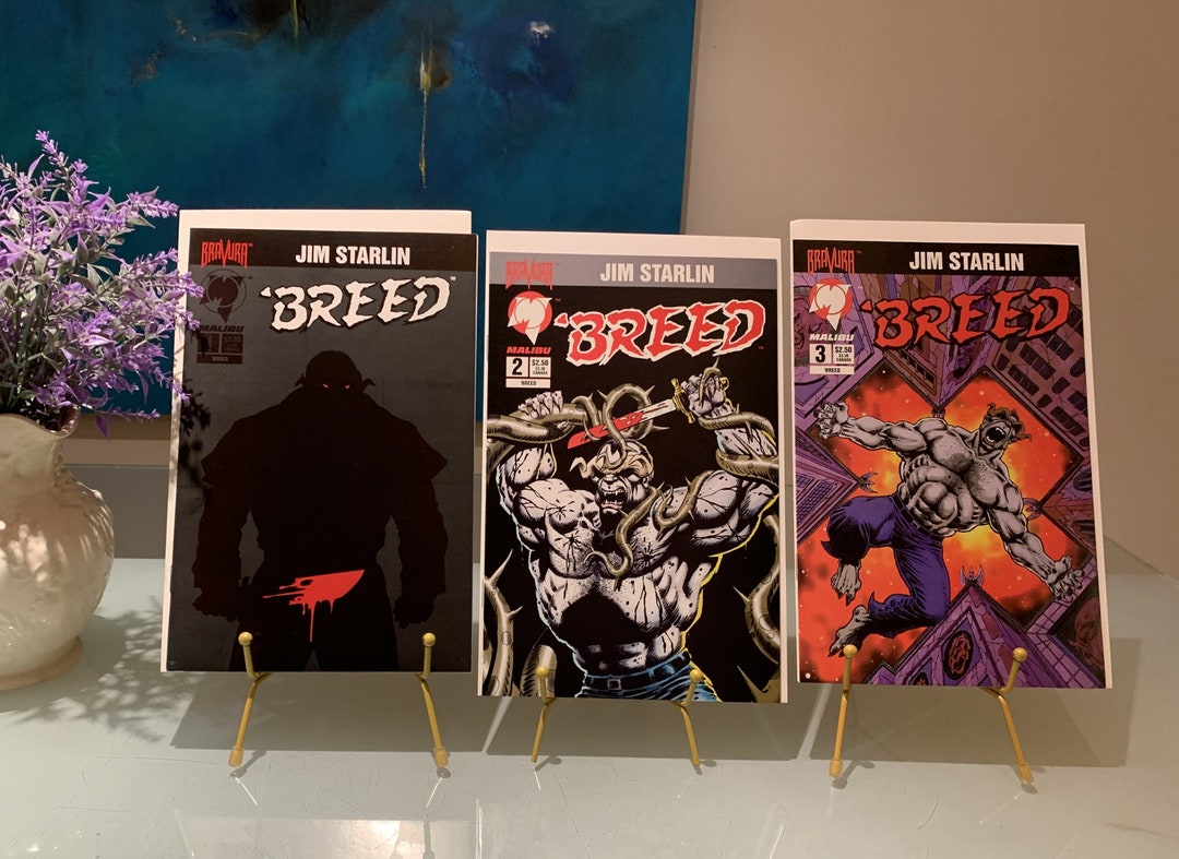 Vintage Comic Set by Malibu: BREED 1-3, Featuring the Talents of Jim ...