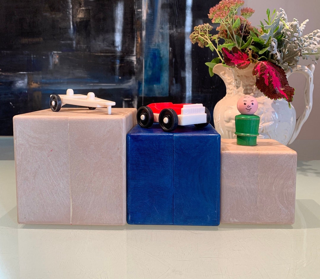 Vintage Fisher Price Little People Car & Driver With Trailer. - Etsy