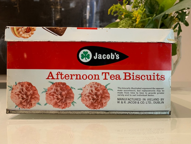Vintage Irish Tea Biscuit Tin Bin. - Etsy
