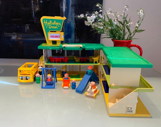 Vintage Playskool Holiday Inn With Fisher Price Little People. PRICE ...