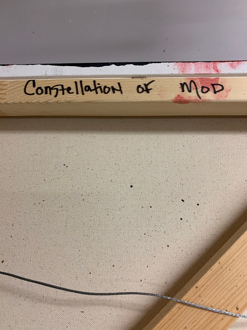 Original Acrylic Painting by M.C. Anderson Titled "constellation of Mod ...