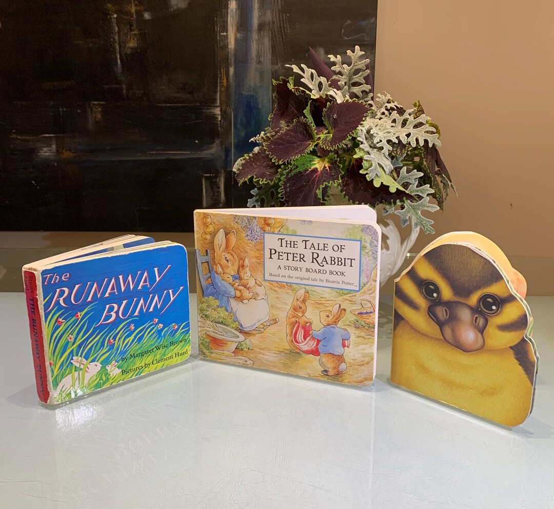Vintage Easter Board Book Set: the Runaway Bunny, Peter Rabbit - Etsy