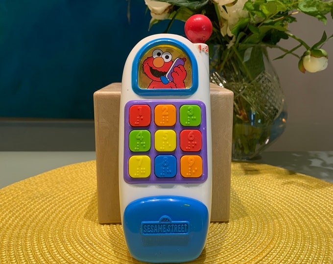 Vintage Mattel Jim Henson Sesame Street Elmo Flip Phone. Please Read ...