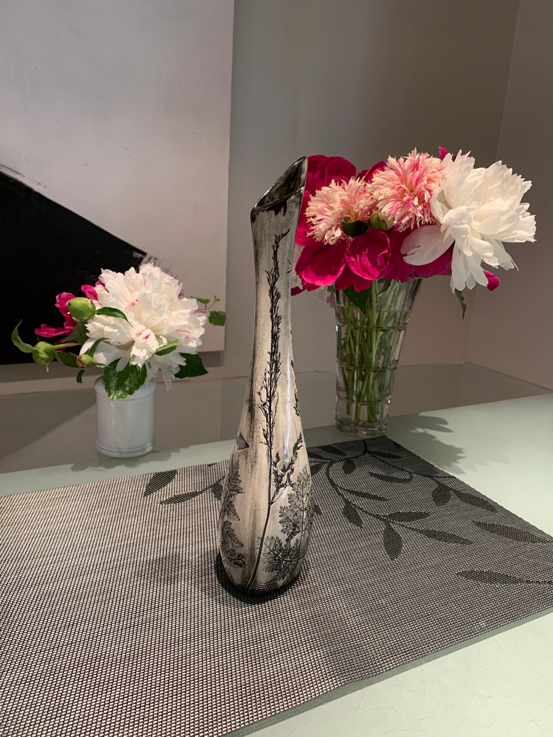 Vintage Handcrafted One of a Kind MCM Ceramic Vase by the Talented Fred ...