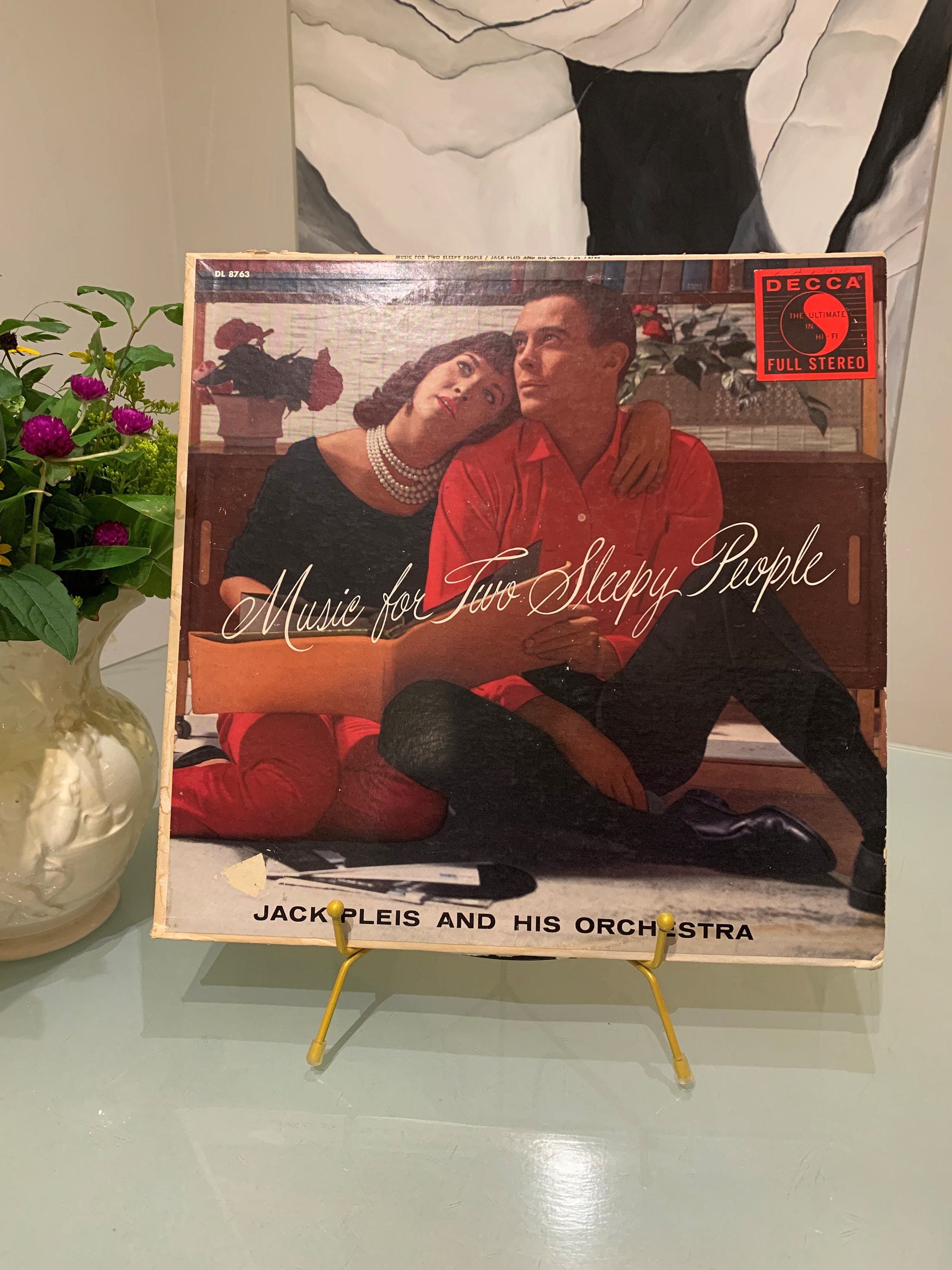 Vintage Vinyl LP: Jack Pleis - Music for Two Sleepy People (1958) - Etsy