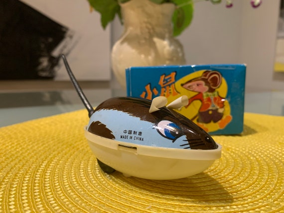 Vintage Tin Litho MOUSE MS 778 Wind up Toy. - Etsy