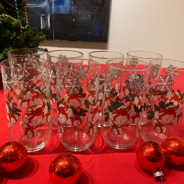 Snowflake Glassware - Etsy