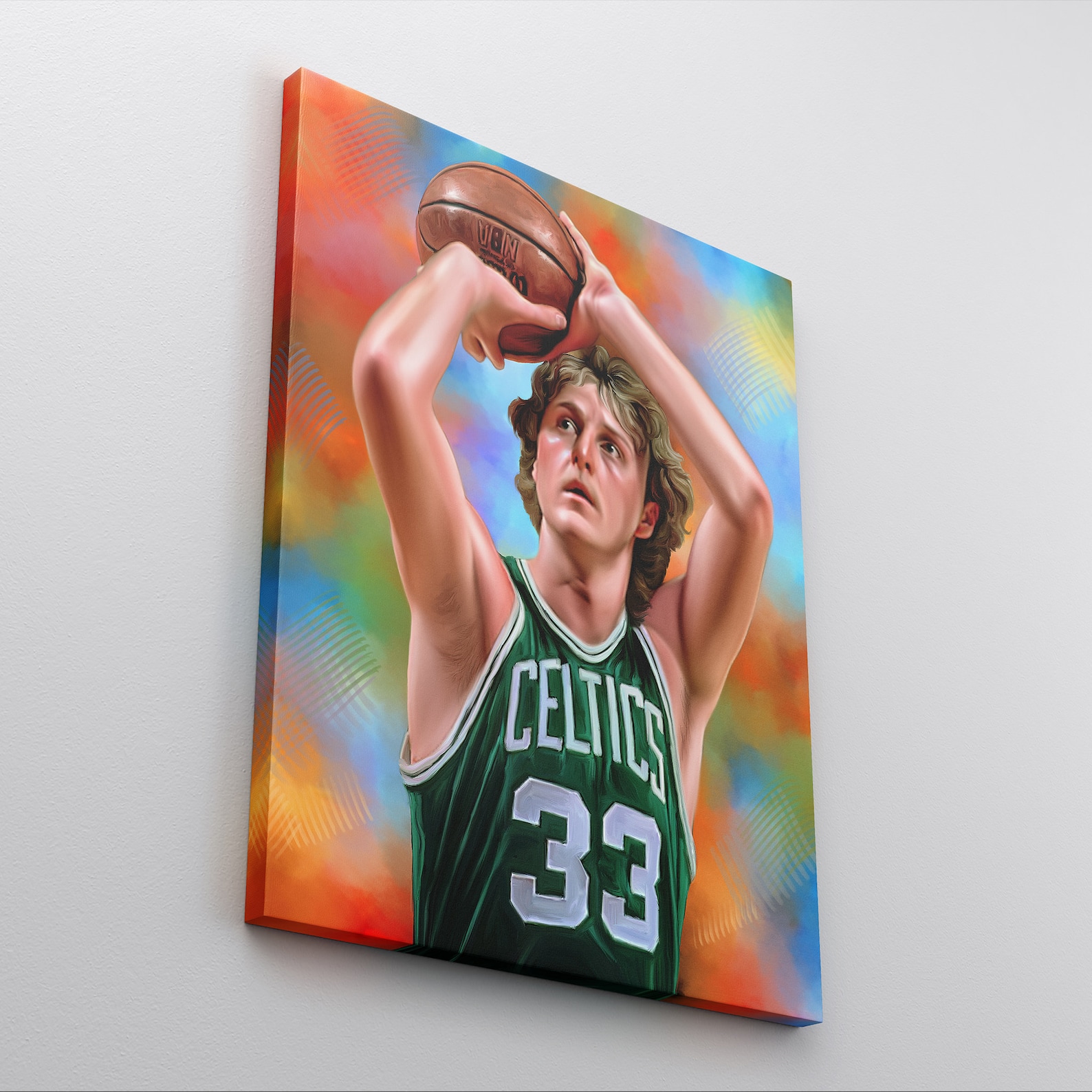 Larry Bird Canvas Print Larry Bird Poster Print Boston Celtics - Etsy