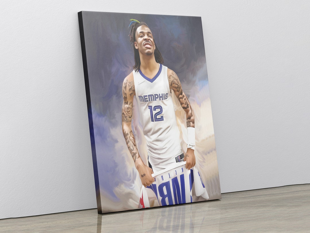 Ja Morant Poster Extra Large Canvas Frame Wall Art Print - Etsy