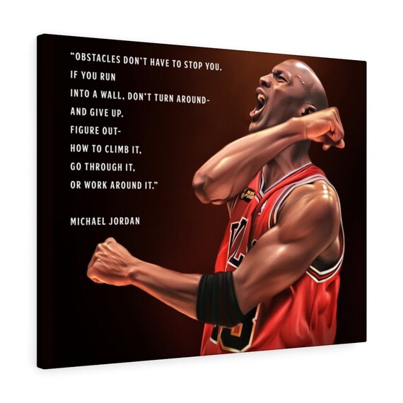 Michael Jordan Poster With Quote