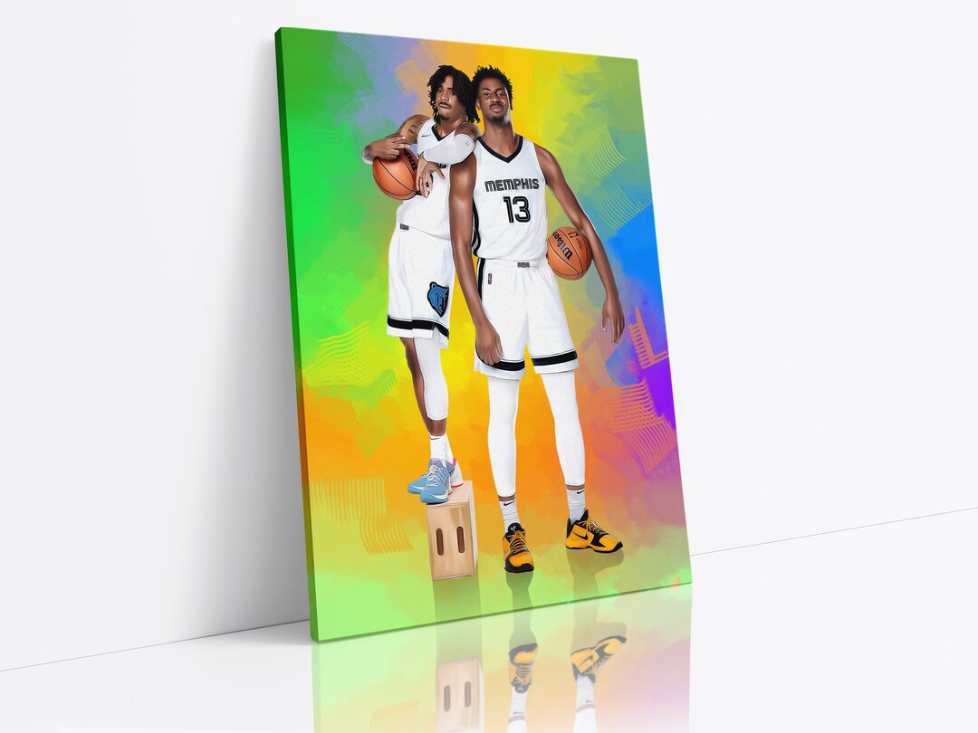 Ja Morant & Jaren Jackson Jr Poster Frame Wall Art Print - Etsy