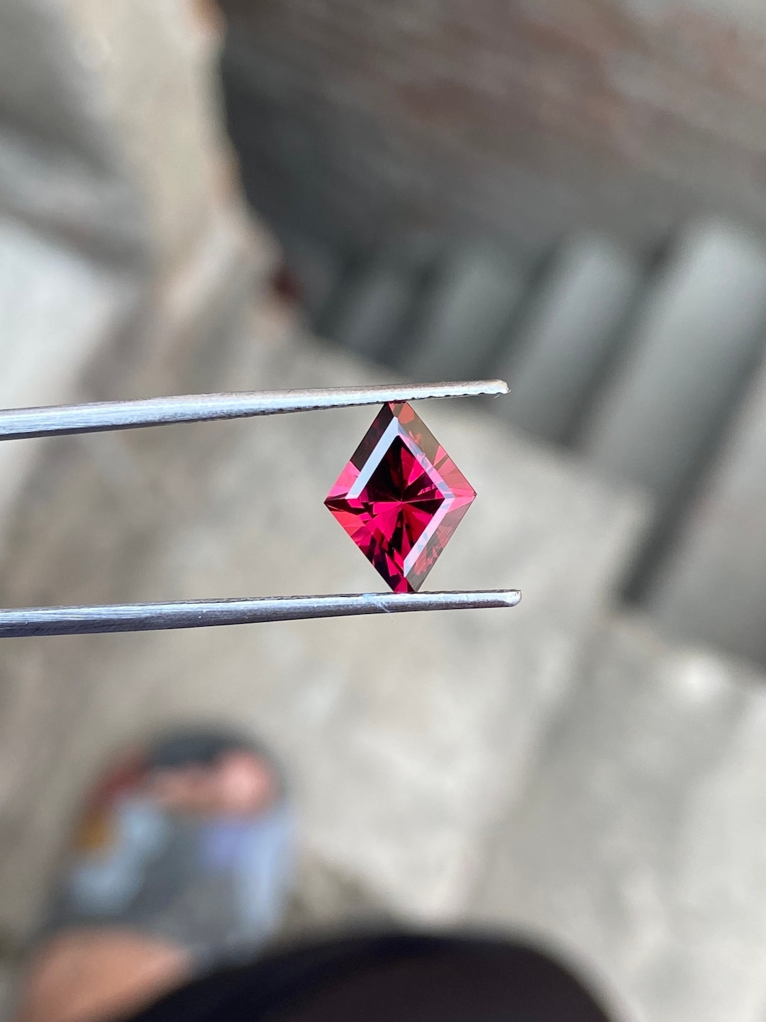 Malaia/malaya Garnet,natural Malaya Garnet Lozenge Shape, Malaya Garnet ...