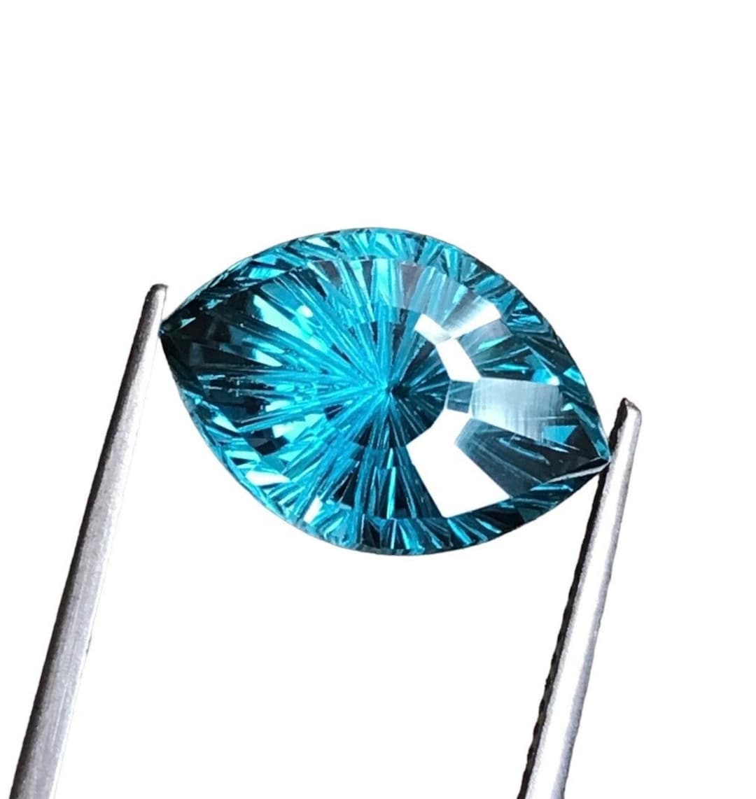 Natural London Blue Topaz, 16 MM London Blue Topaz Eye Shape - 10.25 ...