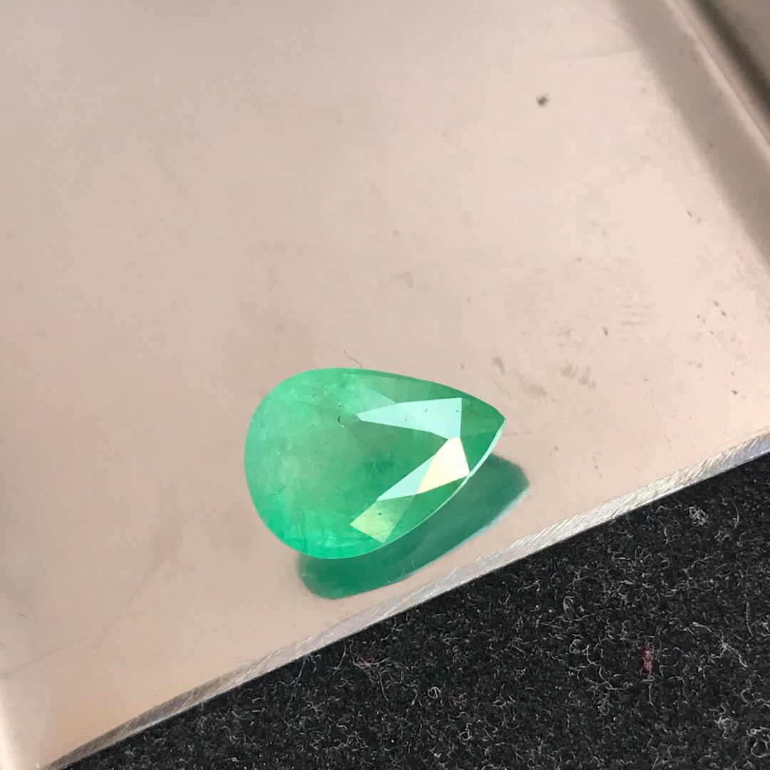 Natural Emerald, Colombian Emerald,2.55 Carat Emerald, 11 MM Emerald ...