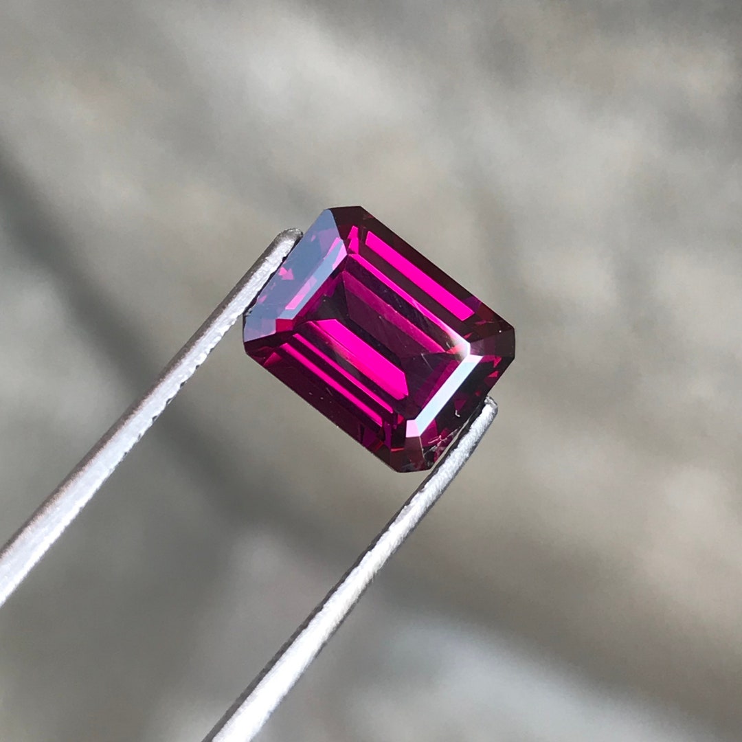 Rhodolite Garnet, 10 MM Rhodolite Garnet Octagon Shape, 4.50 Carat ...
