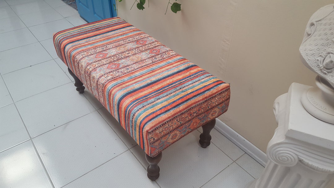 Handmade Furniture , Navajo Kilim Bench , Low Coffee Table , Indian ...