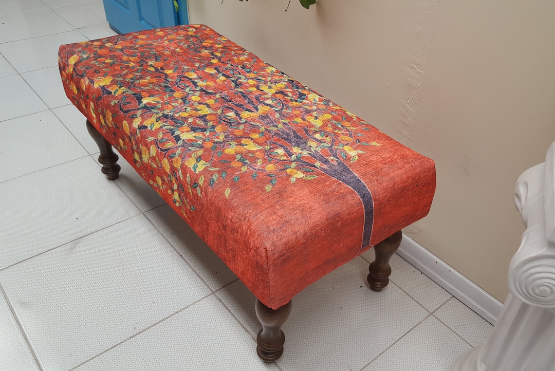 Anatolian Rug Bench , Indian Bench Ottoman , Retro Bench , Handmade ...