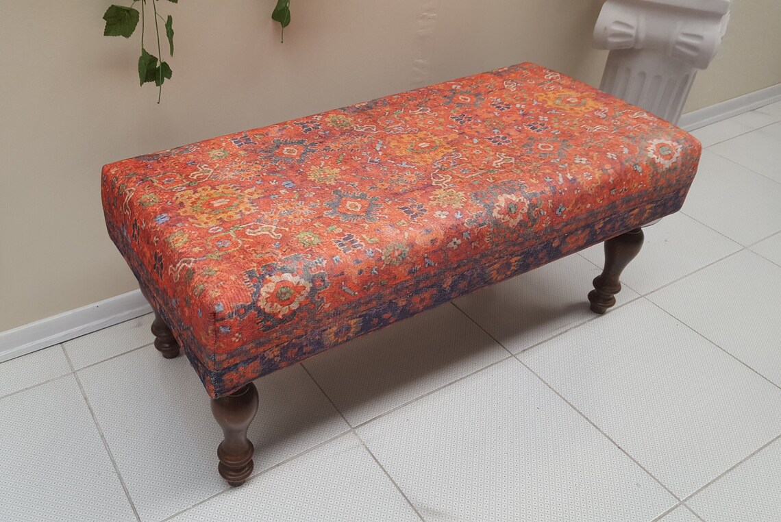 Storage Bench , Victorian Bench , Shawl Kilim Bench , Moroccan Square ...